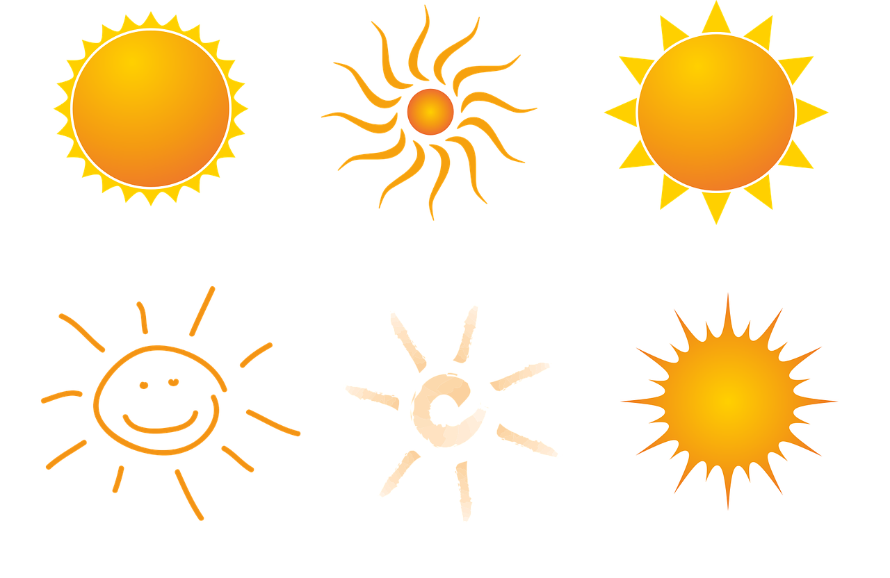7 Places to Find Free Sun Clipart - Smarticons blog