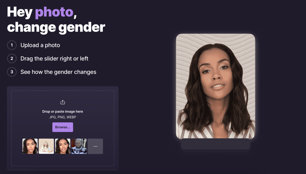 HeyPhoto: The Ultimate Gender Swap Filter Tool HeyPhoto: The Ultimate Gender Swap Filter Tool