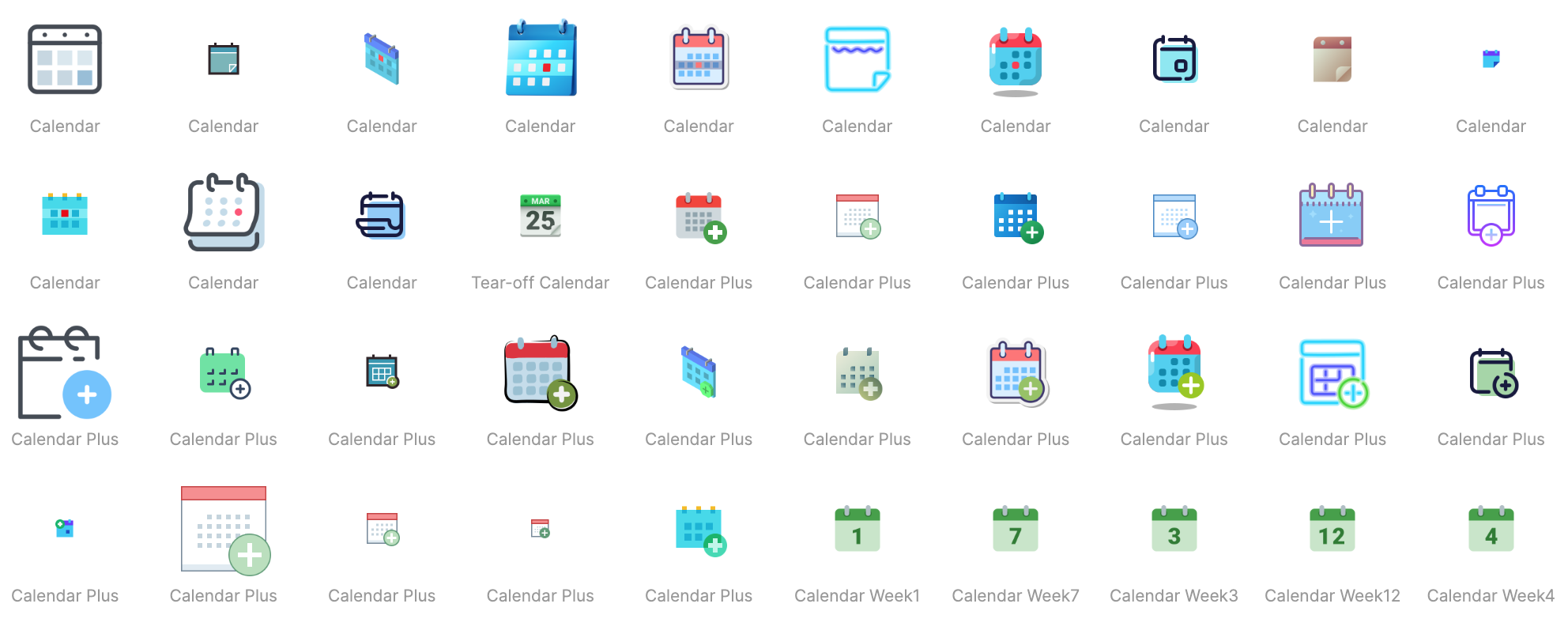 Exploring Calendar Icon Styles: Minimalist, Flat, and 3D - Blog - smarticons.co