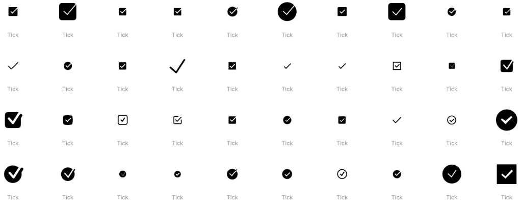 From Analog to Digital: Evolution of Tick Icons in Graphic Design
