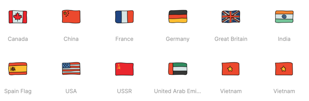 Design Inspiration: Unique Applications of Flag Icons